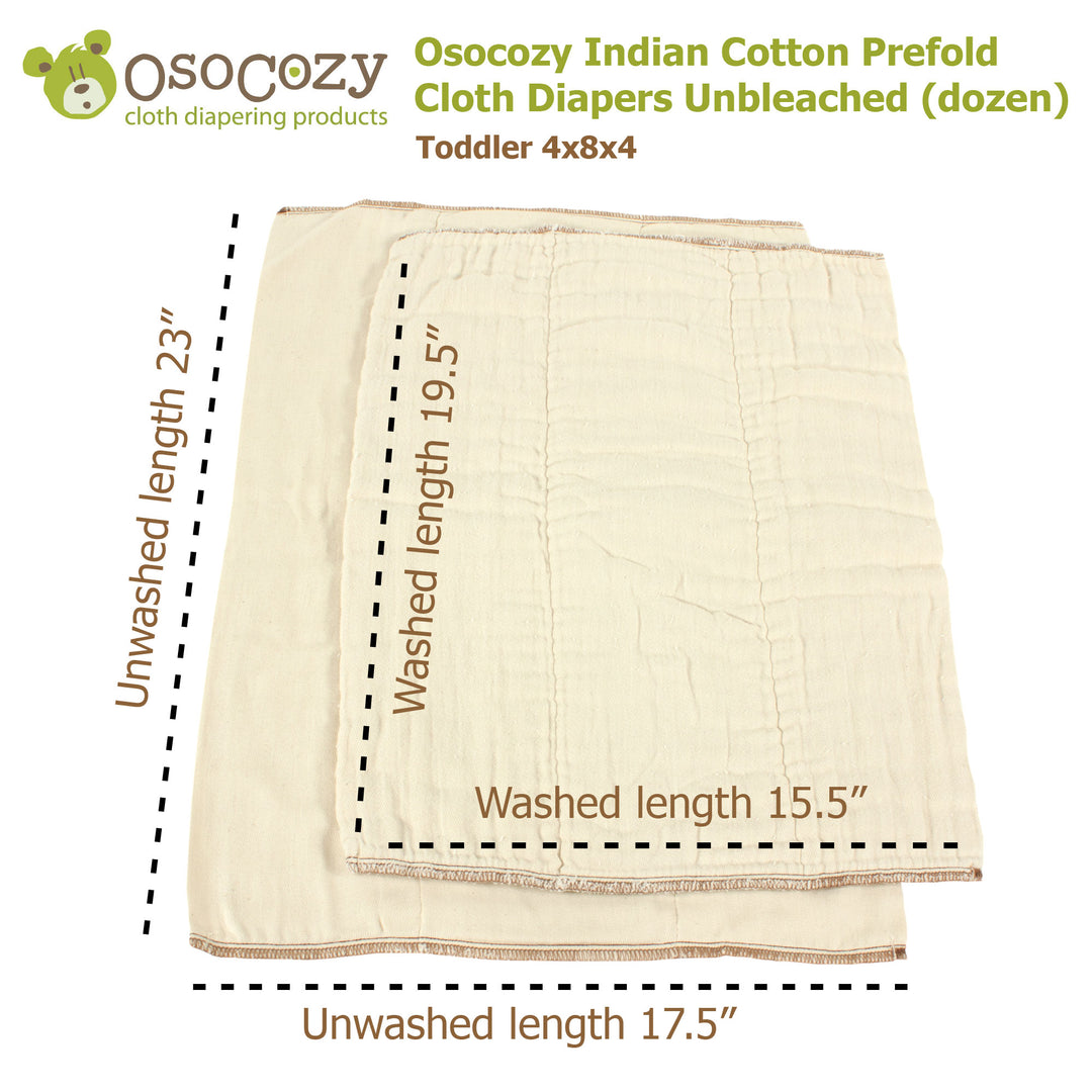 Soft & Absorbent OsoCozy Prefold Cloth Diapers - Buy Now! – ClothDiaper.Com