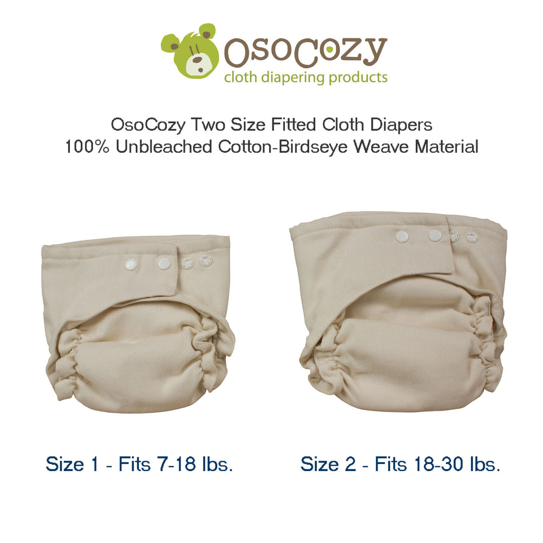 Soft & Durable OsoCozy Two Size Fitted Cloth Diaper - Buy Now ...